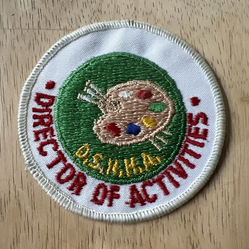 Vintage GSA Director Of Activities Patch D. S. N. H. A. | eBay