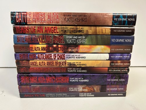 Battle Angel Alita, Ashen Victor, Manga Graphic Novel Set of 10! Yukito ...