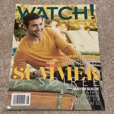 CBS Watch Magazine James Wolk Mayim Bialik Star Trek Summer Solstice ...