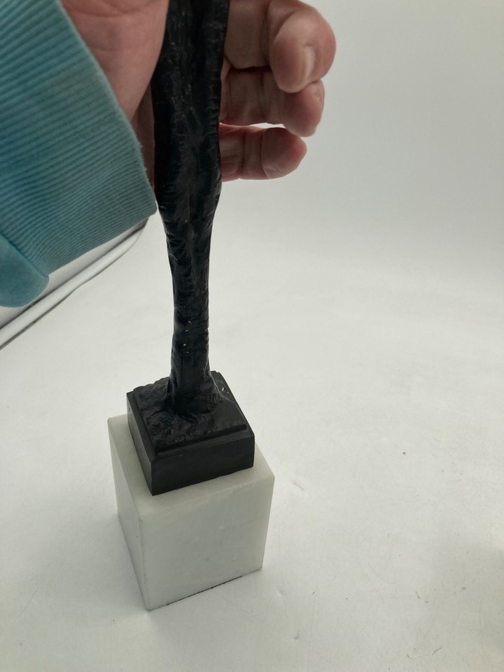 LOT OF 2 BRONZE SCULPTURES EVENING SHADOW Alberto Giacometti Style | eBay