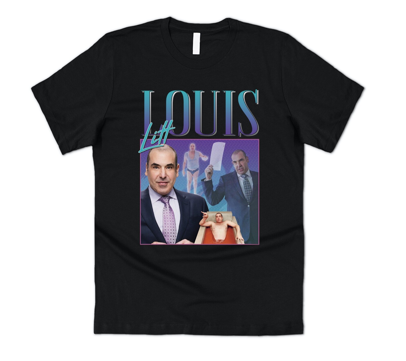 Louis Litt Homage T-shirt Tee Funny Suits Fandom Icon Legend 90's Retro ...