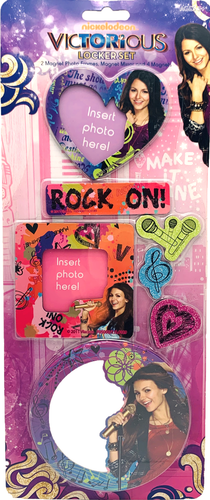 Nickelodeon VicTorious Locker Set 2 Photo Frame 1 Mirror Magnet Bonus 4 ...