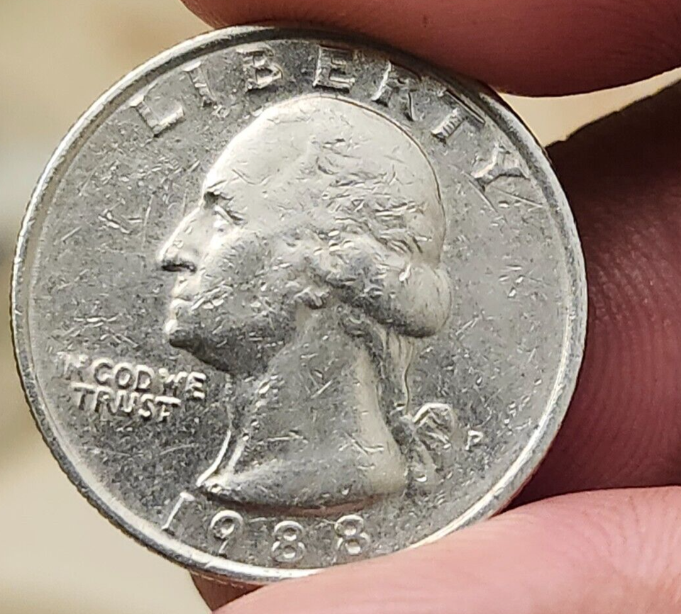 1988 P Quarter with Errors | eBay