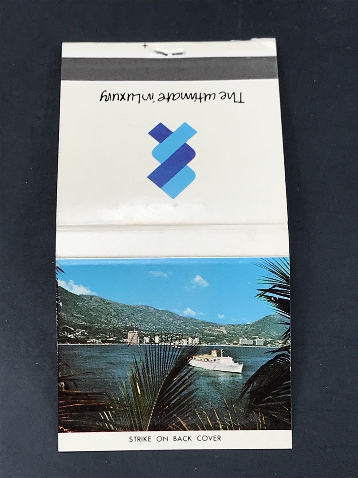 Sitmar Cruises Ocean Liner TSS Fairsea TSS Fairwind Matchbook Full 30 ...