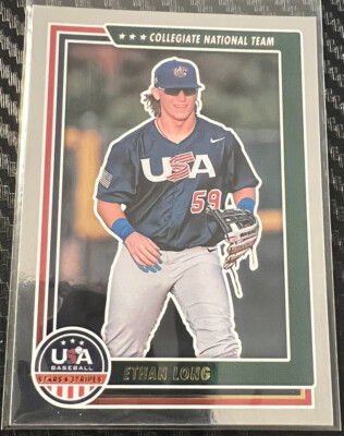 2022 Panini Stars & Stripes #18 Ethan Long Team USA Baseball Card | eBay
