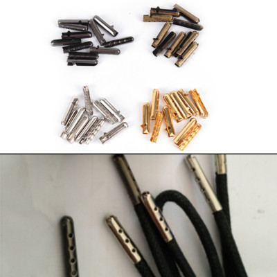 10x/20x Metal Aglets DIY Shoelaces Repair Shoe Lace Tips Replacement ...