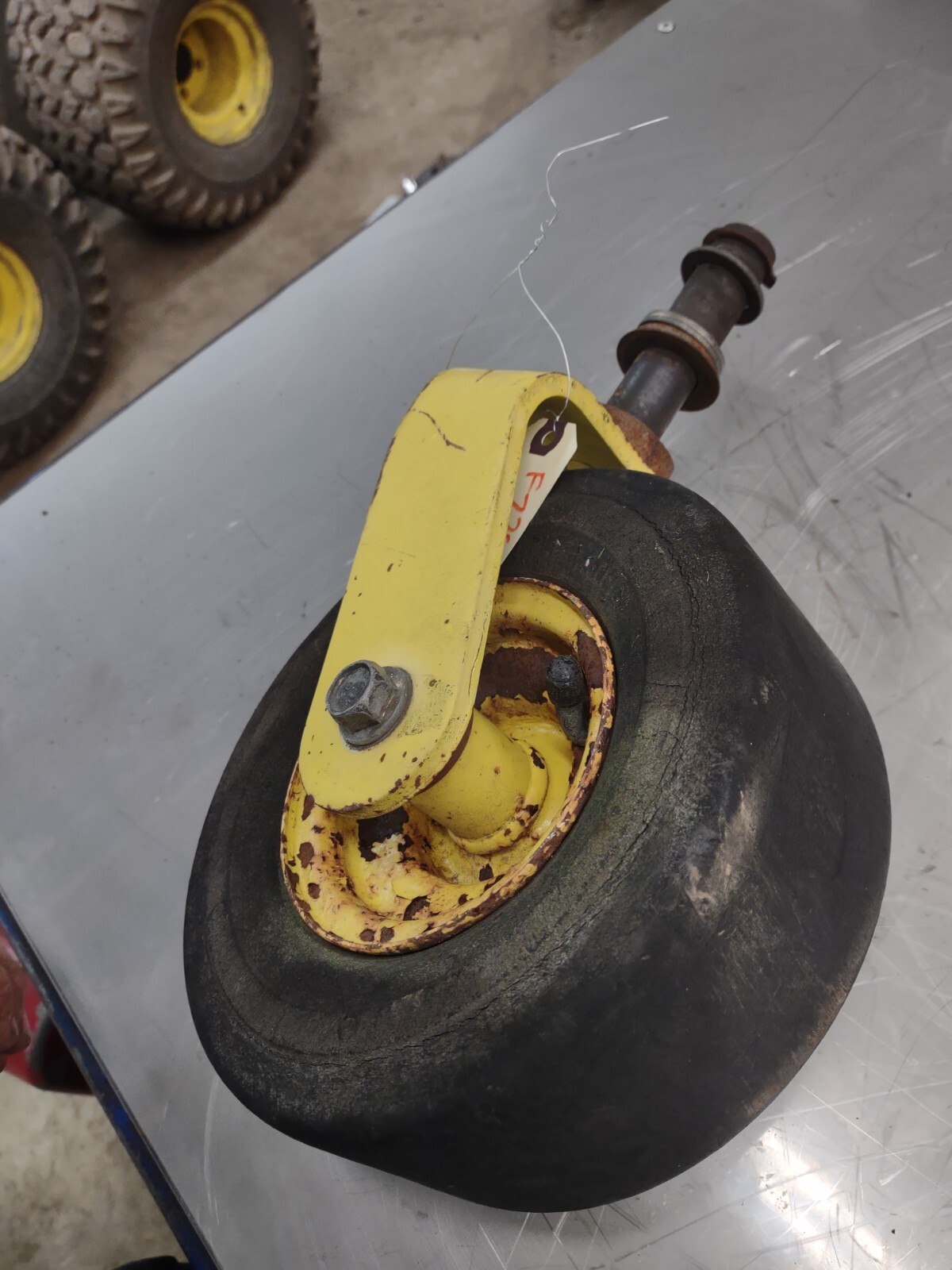 John Deere F710 F725 Front Deck Caster Fork and Wheel Tire | eBay