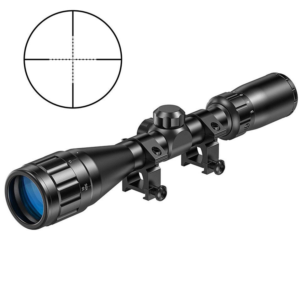 3-9x40AO Rifle Scope Optical R4 Reticle Crosshair Gun Scope Adjustable ...