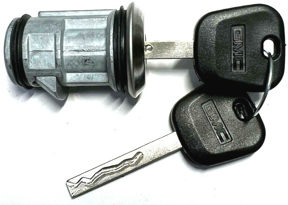 GMC GM Spare Tire Lock Key Cylinder Assembled 2 GMC logo Keys 7023873 ...