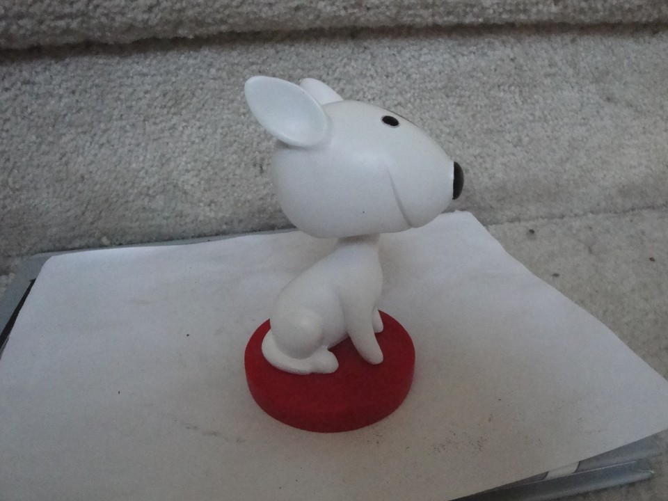 Target Mascot Dog Bullseye Bobblehead Halo English Bull Terrier ! | eBay UK