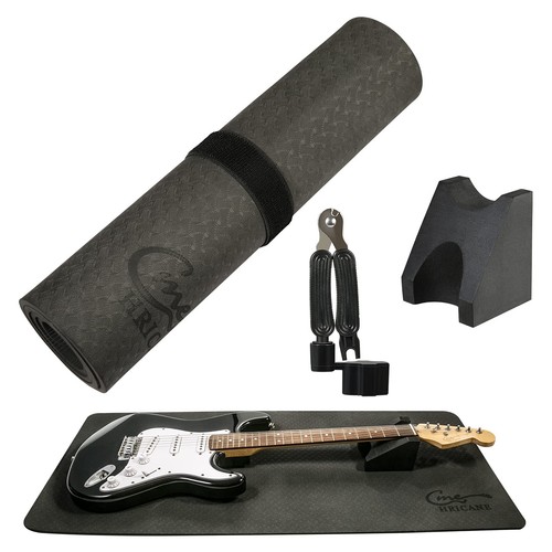 Guitar Work Mat Kit+Two Heights Guitar Neck Support Rest+Guitar String ...