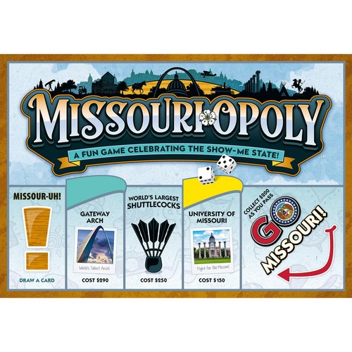 : Missouri-Opoly - State Themed Family Board Game, Opoly-Style Game ...