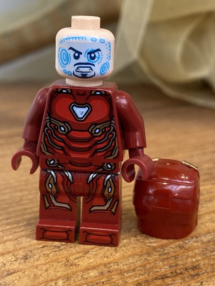 Lego Marvel Mini Figure Iron Man Mark 50 (2018) 76108 76125 SH0496 ...