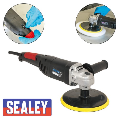 SEALEY ER1700P 180MM 1100W CAR POLISHER DIGITAL SANDER POLISHING ...