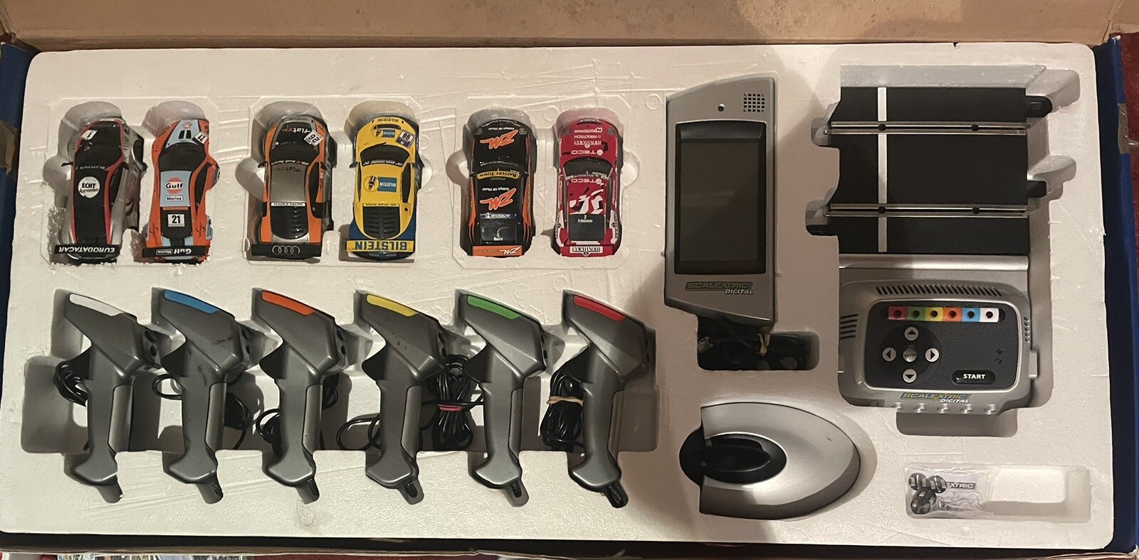 Scalextric 6 Car Platinum Digital Boxed Set All Complete C1276 With ...