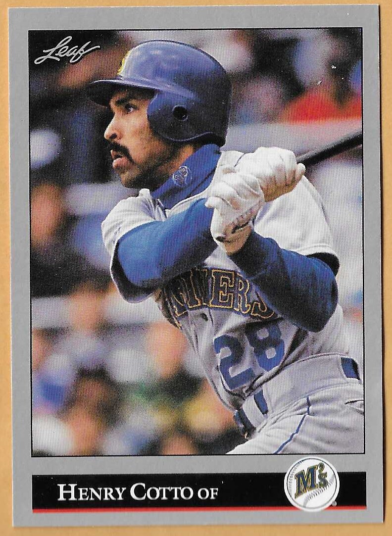 HENRY COTTO SEATTLE MARINERS #472 no dot inc - LEAF NM-MT 1992 | eBay