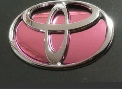 Used Emblem Logo Graphic PINK Plating Specifications For TOYOTA | eBay