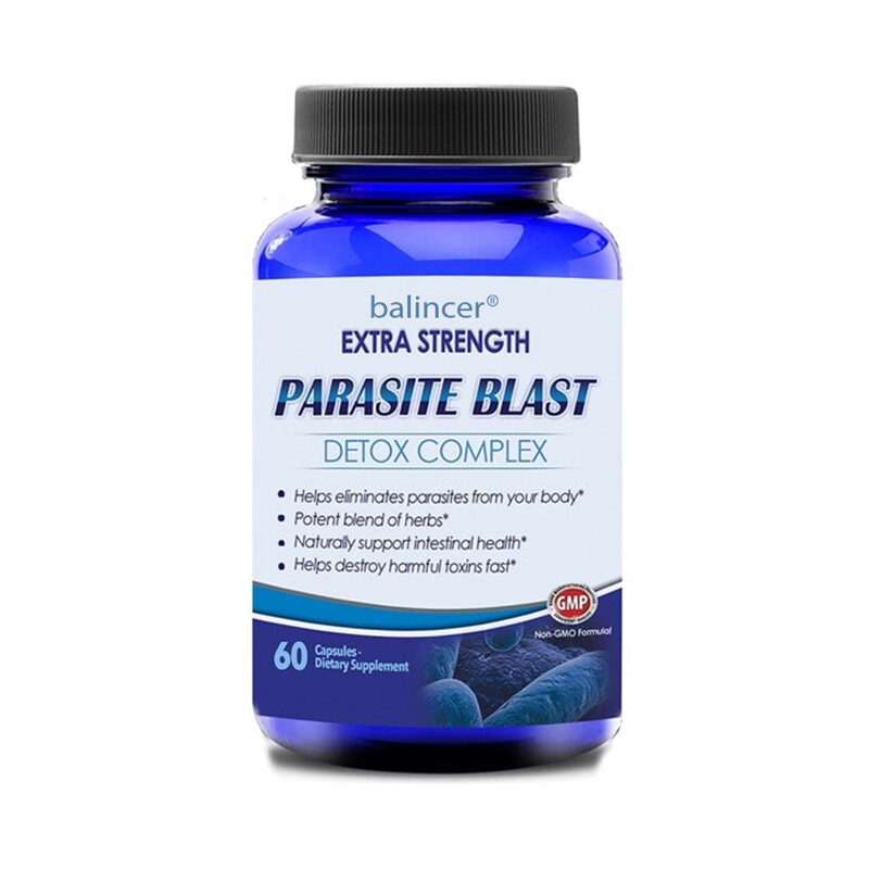 PARASITE DETOX BODY CLEANSE Complex Anti- PARASITE Support Cleanse 100 ...