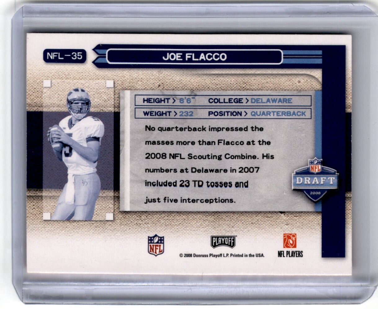 2008 Playoff Prestige #NFL-35 Joe Flacco NFL Draft | eBay