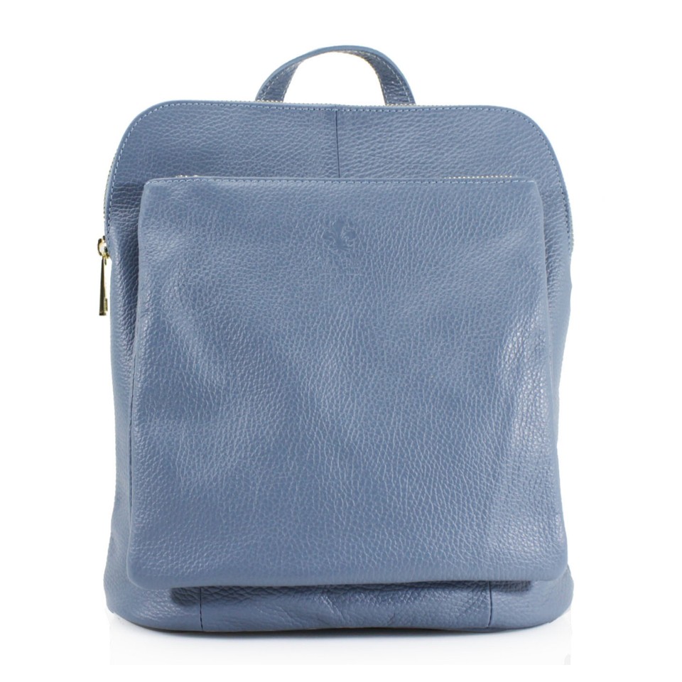 Grab Handle Leather Backpack Bag Unisex Gym Travel Rucksack Shoulder ...