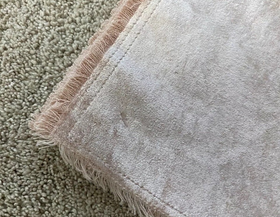 NEW Robert Stanley Home Collection Table Runner Silver Stonewashed ...