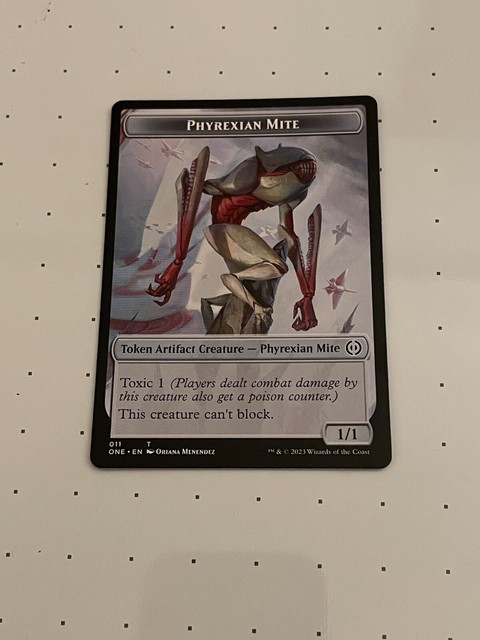MTG Phyrexian Mite Token (011) // Phyrexian Mite Token (012) Double ...