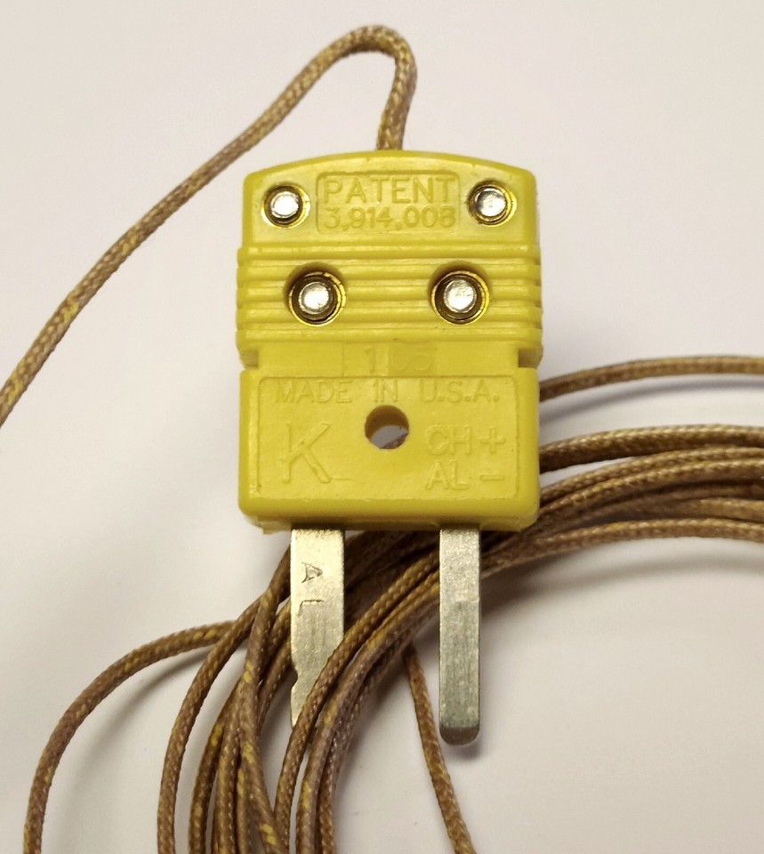 OMEGA K Type Flat Probe Type CH+ AL-Thermocouple Cable CH AL | eBay