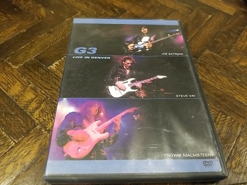 G3 Live in Denver - Joe Satriani, Steve Vai, Yngwie Malmsteen - DVD | eBay