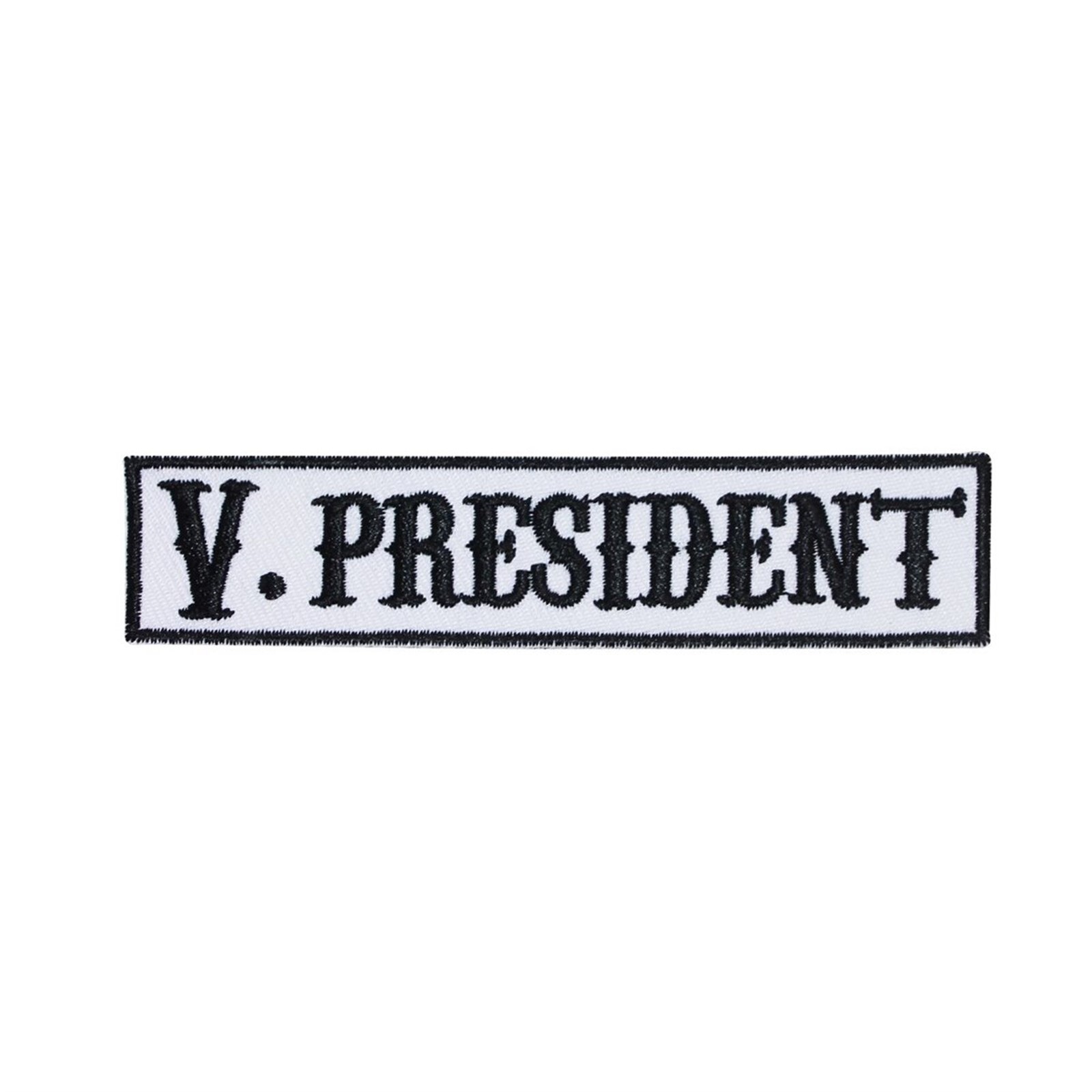 V. President SOA Name Tag Vice Patch Biker Gang Embroidered Iron On Applique | eBay