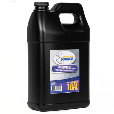 Fully Synthetic Piston Air Compressor Oil 1 Gallon ISO 100 8000 Hour ...