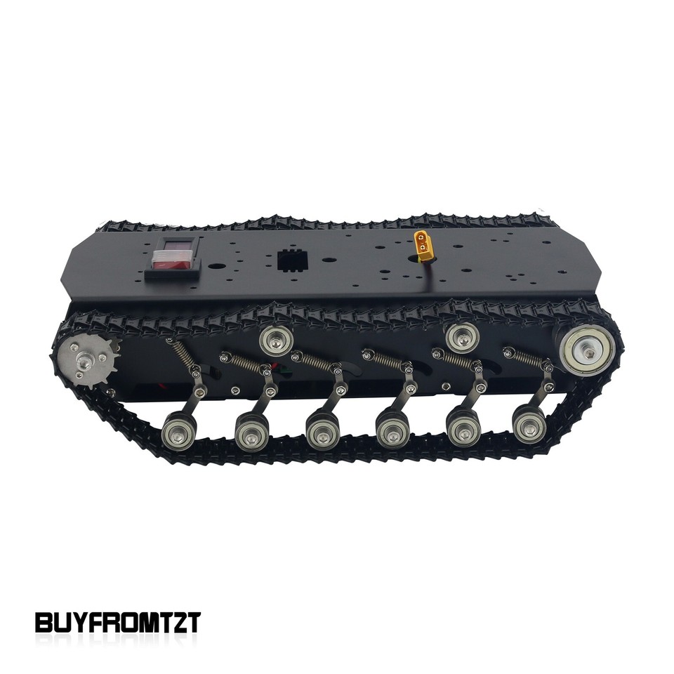 TS700 Tracked Robot Chassis Robot Tank Track w/ Motor Encoding Disk ...