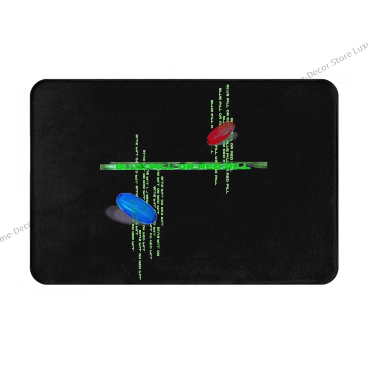The Matrix Bedroom Mat Blue Doormat Kitchen Carpet Balcony Rug Home ...
