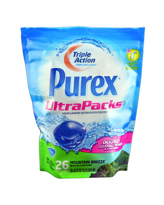 Purex Ultra Packs Laundry Detergent, Mountain Breeze, 26ct | eBay