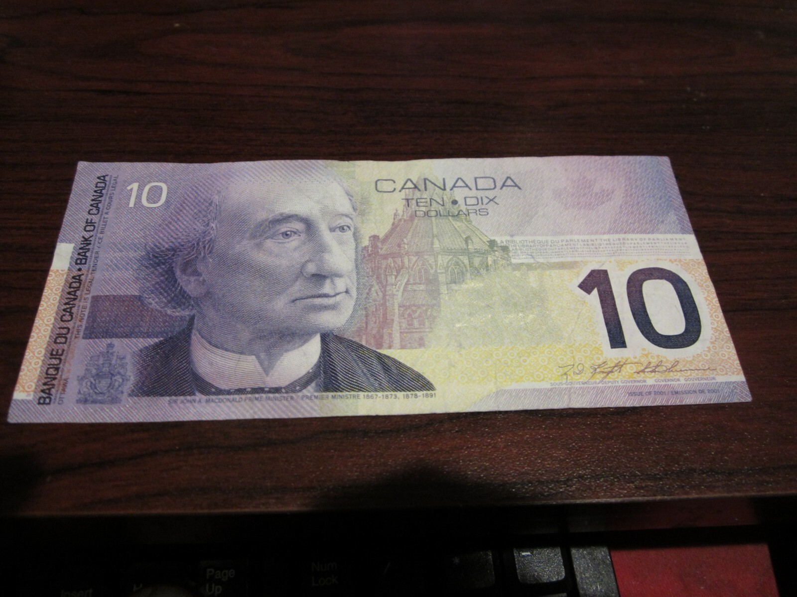 2001 - Canadian $10 bill - FDV1327694 - ten dollar note Canada | eBay