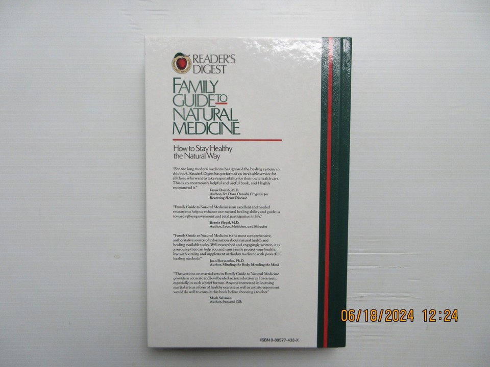 Reader’s Digest Family Guide to Natural Medicine, 1993, Hardcover ...