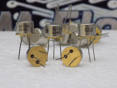 1x DSI BSY34 Si NPN Small Signal Transistor Gold Plated TO-39 | eBay
