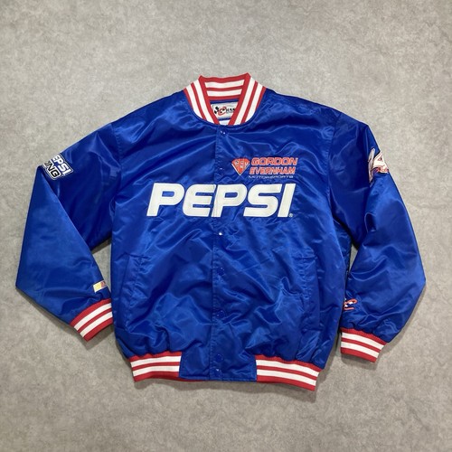 Pepsi NASCAR Men's Medium Jacket Vintage 90s Racing Bomber, Chase, Jeff ...