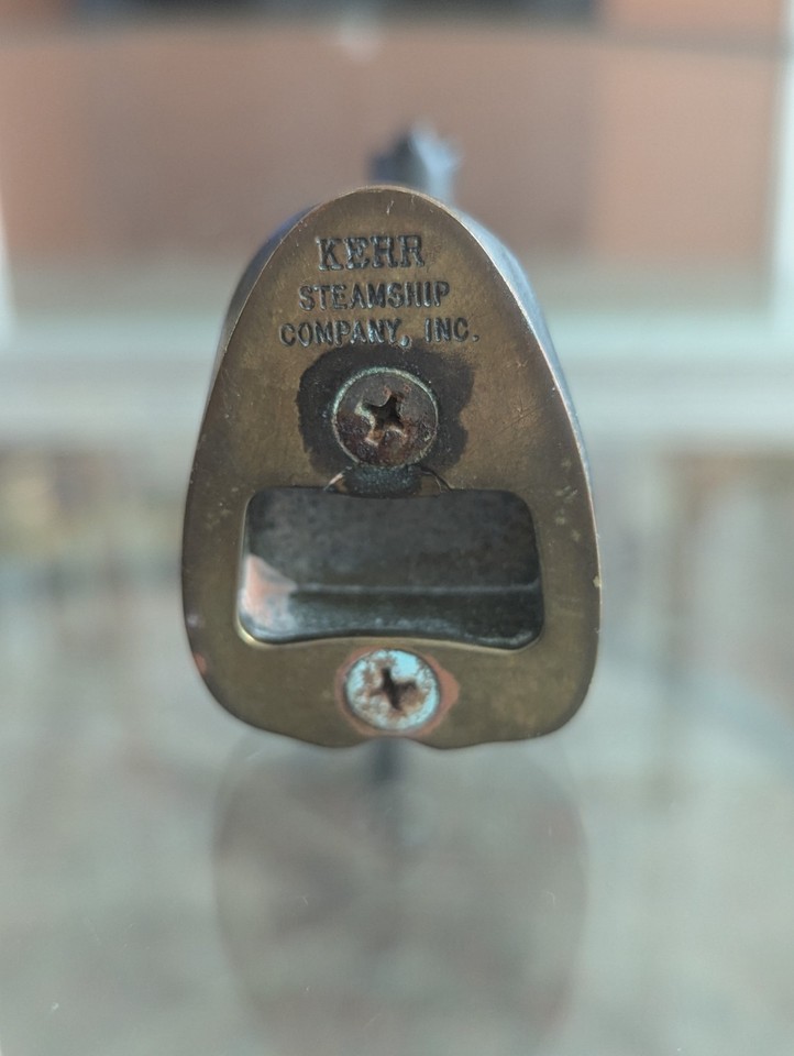 Kerr Steamship Co African Woman Statue Vtg Bottle Opener Nubian Art ...