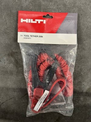 Hilti Tool Lanyard-Tether with Double Carabiner 25 lbs. Open Grip Self ...