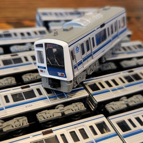 Seibu 6000 Series B Train Shorty 10-Car Set Model, Excellent Condition ...