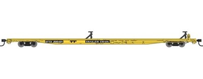 Walthers HO Scale ~ 85' General American G85 Flatcar ~ GTTX #300421 ...
