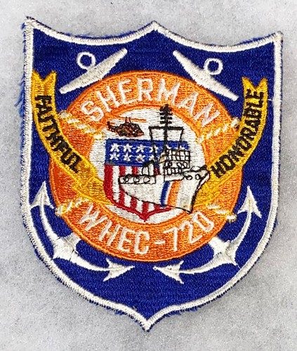 1960's US Coast Guard Cutter Sherman WHEC-720 Ships Patch | eBay