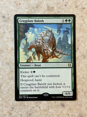 MTG NM Cragplate Baloth [Zendikar Rising] | eBay