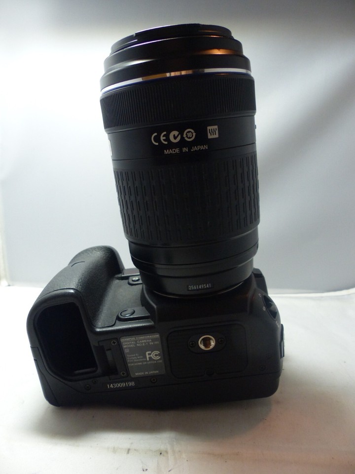 Olympus E1 With Zuiko 70-300mm zoom. Comes with the grip. Shutter count ...