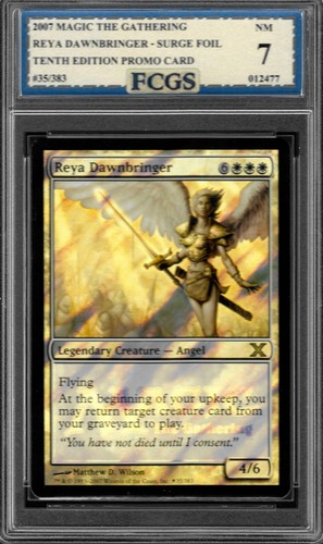 2007 MTG Reya Dawnbringer Promo Surge Foil #35 Graded FCGS 7 NM | eBay