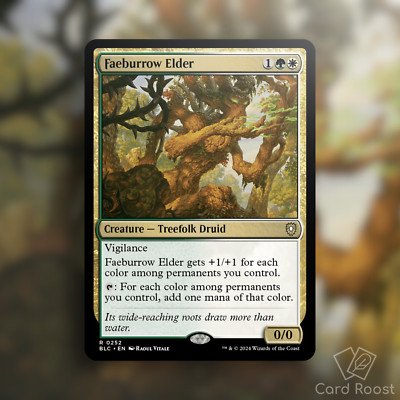 MTG Magic Faeburrow Elder 0252 Commander: Bloomburrow BLC | eBay