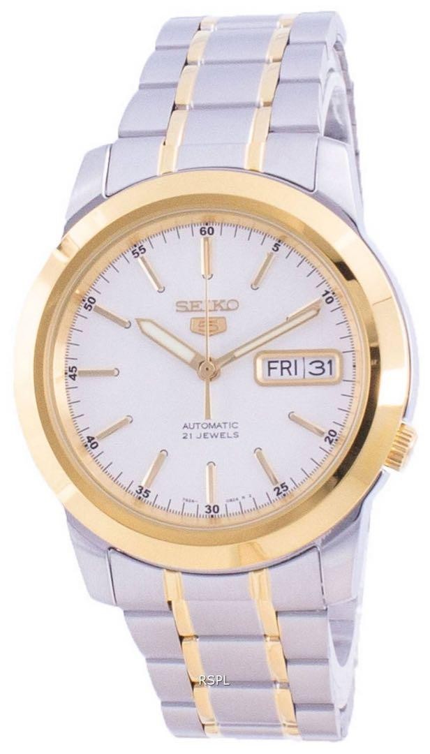 Seiko Five Automatic Back Skeleton Combi - Gem