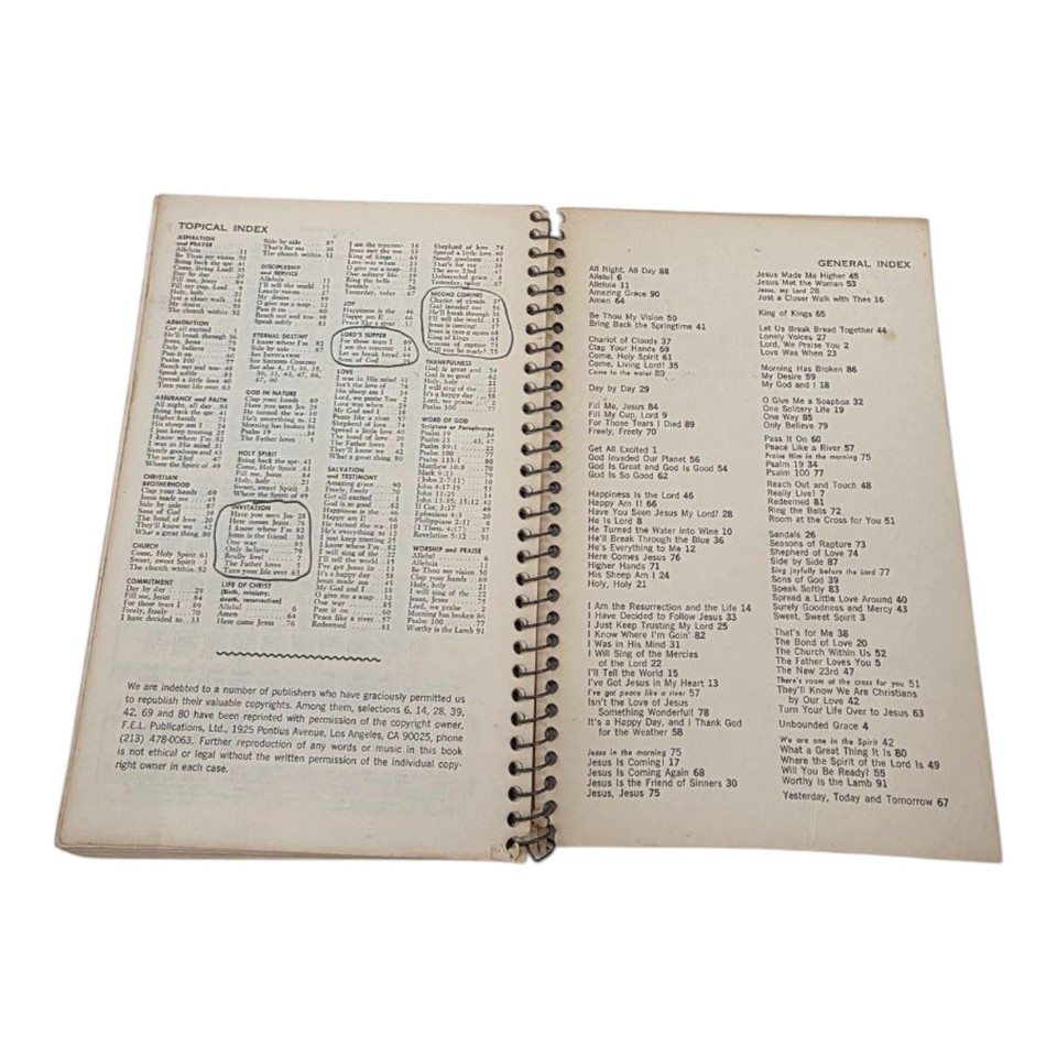 Folk Celebration Another Singspiration Songbook 1972 Compiled by Fred ...