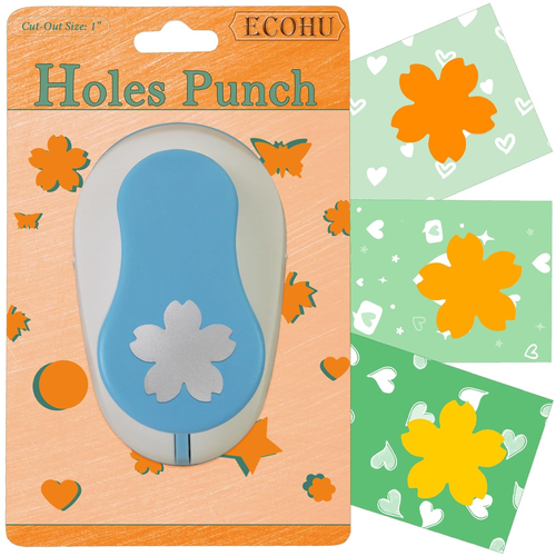 Flower Hole Punch for Craft Size Out 1-Inch, Cherry Blossoms Paper ...