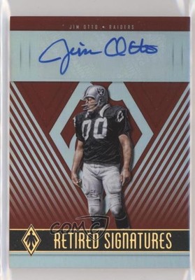 2017 Panini Phoenix Retired Signatures /20 Jim Otto #RS-JO Auto HOF | eBay